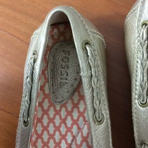 Fossil | Shoes | Fossil Gold Metallic Shoes | Poshmark